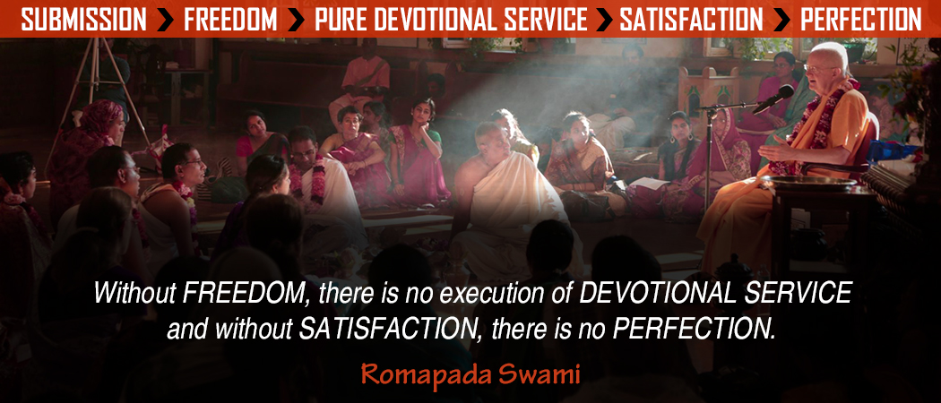 Romapada Swami on Executing devotional service | Romapada Swami Quotes